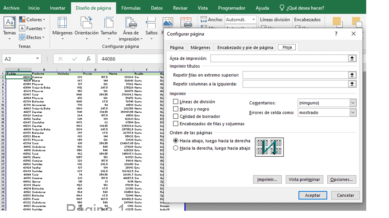 Aprende como imprimir en Excel en una sola hoja y con el mejor formato